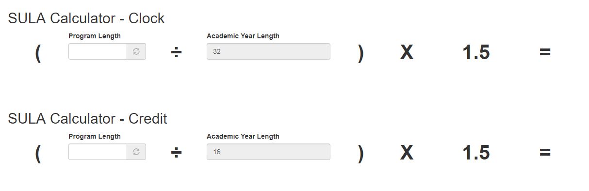 SULA Calculator | Drupal.org